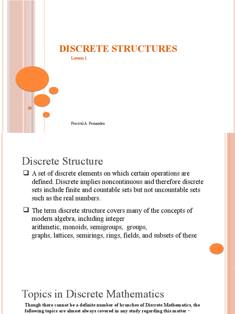 An Introduction to Discrete Structures: Sets, Logic, and Algebraic ...