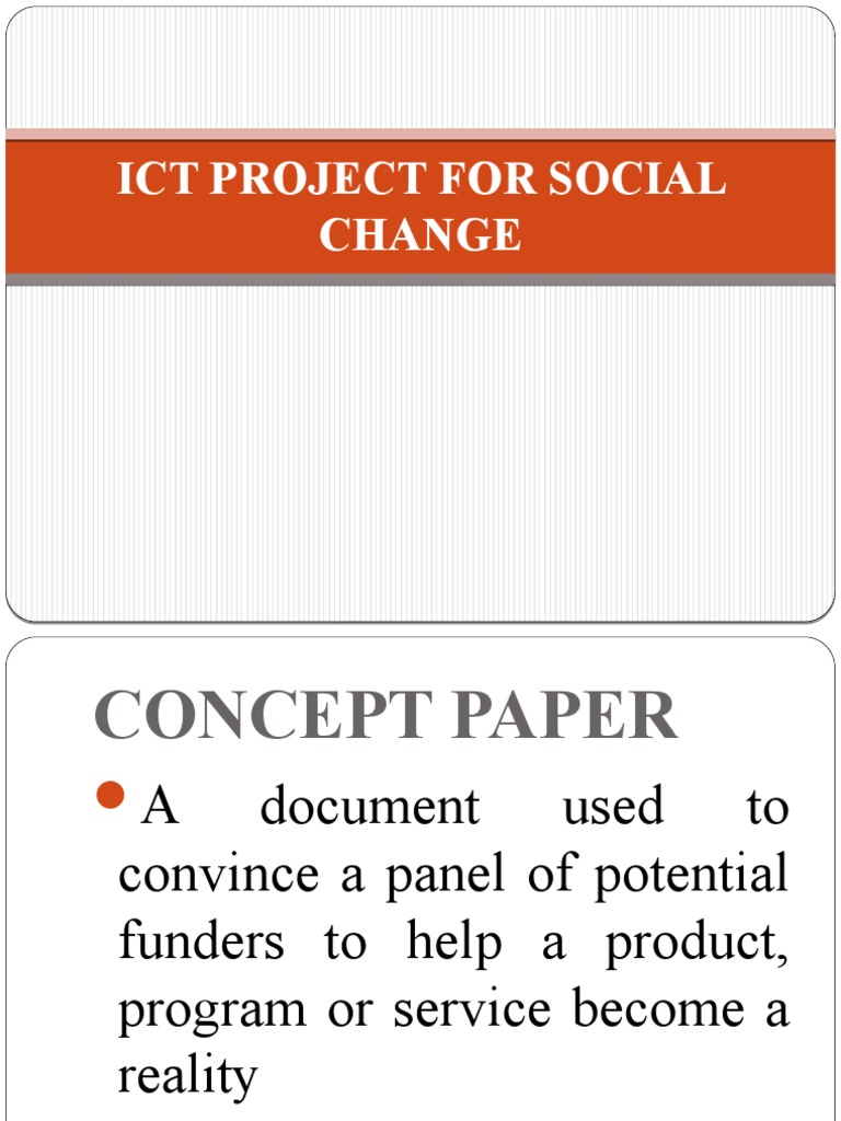Ict Project For Social Change | PDF