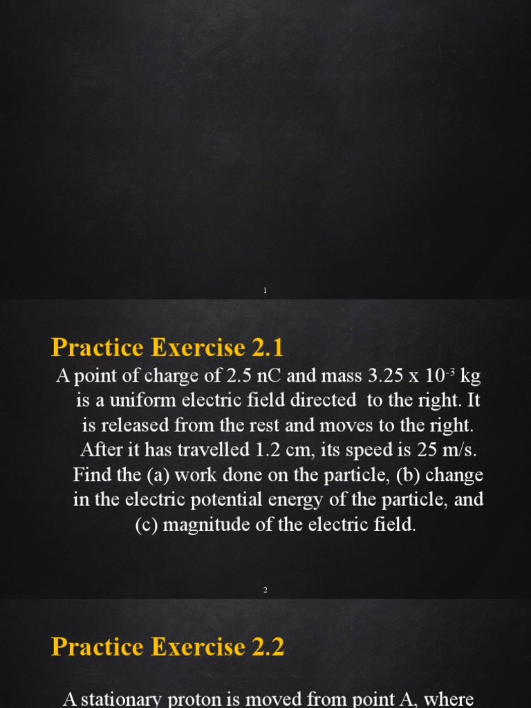 Physics 2 - Electric Potential | PDF | Color | Yellow