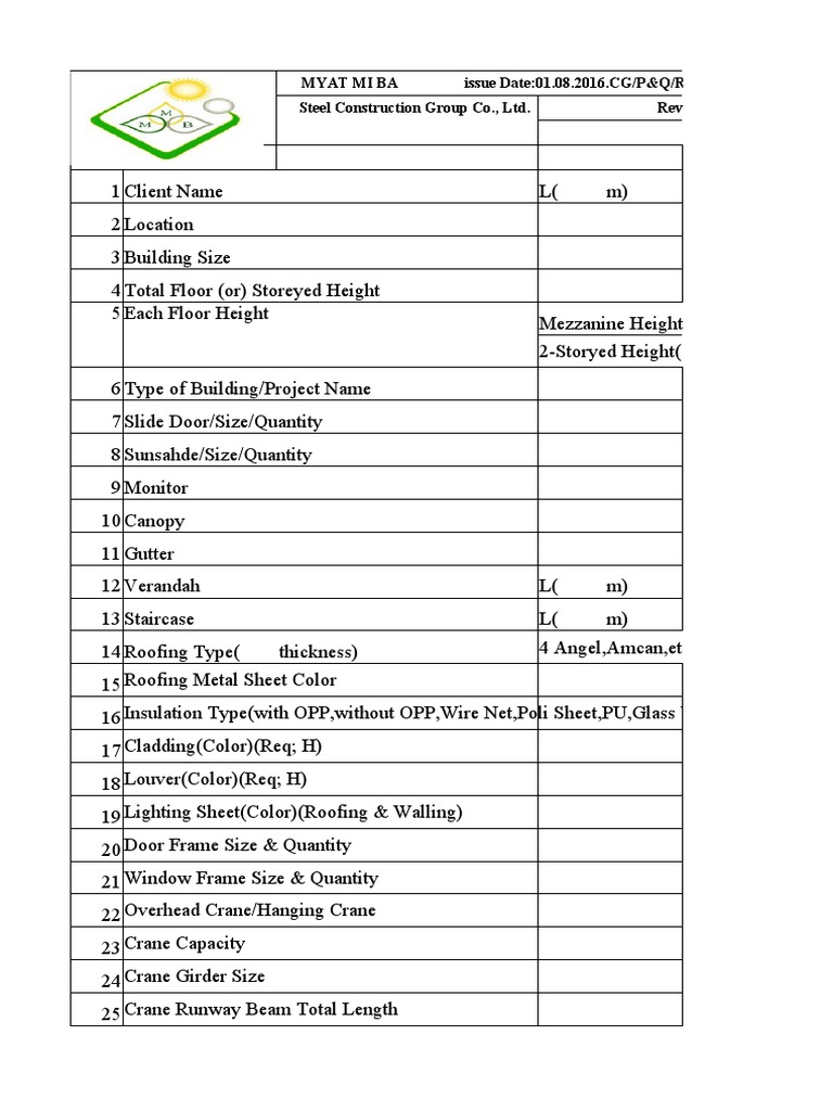 Client Request Form | PDF
