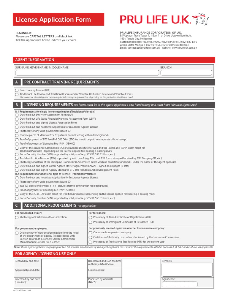 Prulife UK Application Form | PDF | Money Laundering | Social Security ...