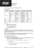 17.5.9 Packet Tracer - Interpret Show Command Output | PDF | Ip Address ...