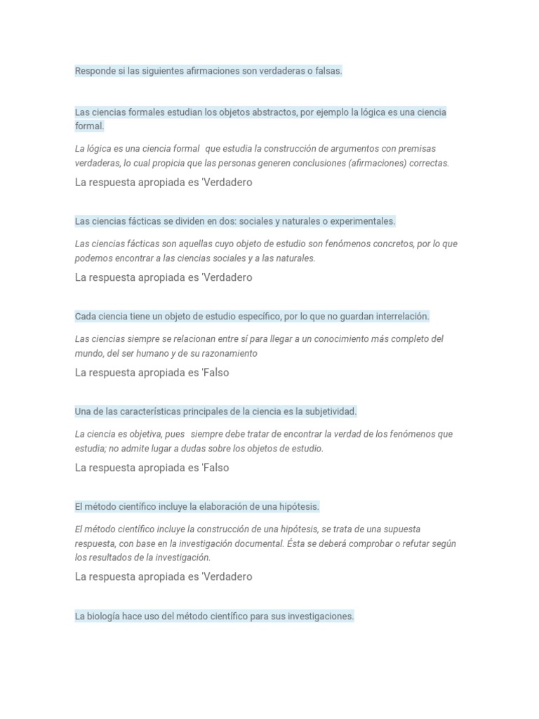 Cuestionario Semana 2 Modulo 3 | PDF | Biología | Organismos