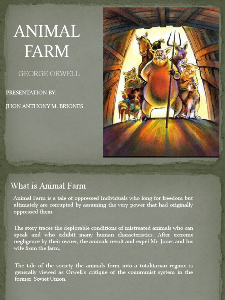 Animal Farm | PDF | George Orwell | Narration