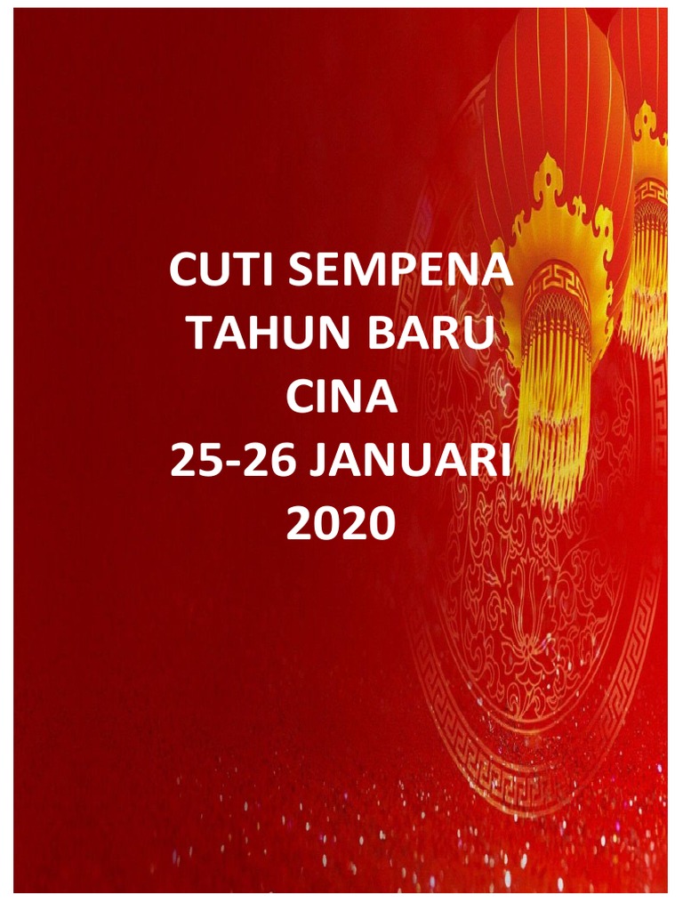 Divider RPH Hari Kelepasan Am 2020 PDF | PDF