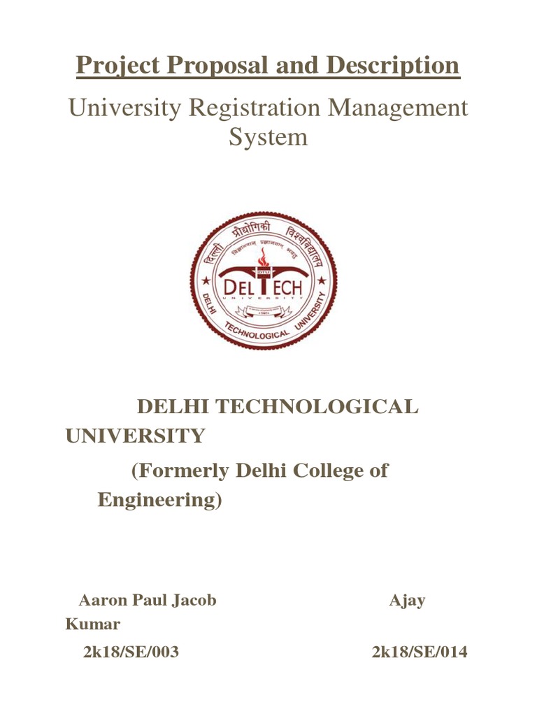 Project Proposal (University Management System) PDF | PDF | Login ...