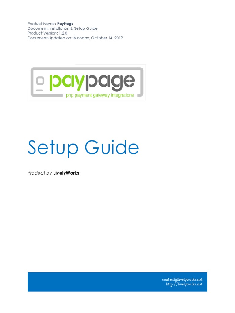 Document: Installation & Setup Guide | Download Free PDF | Computer File | Php