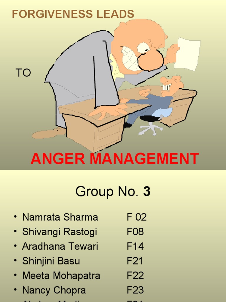 Forgiveness: Key to Anger Management | PDF | Forgiveness | Anger
