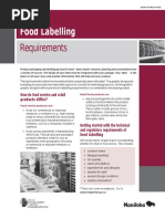 CPR Requirements for Medium Risk Foods | PDF | Food And Drug ...