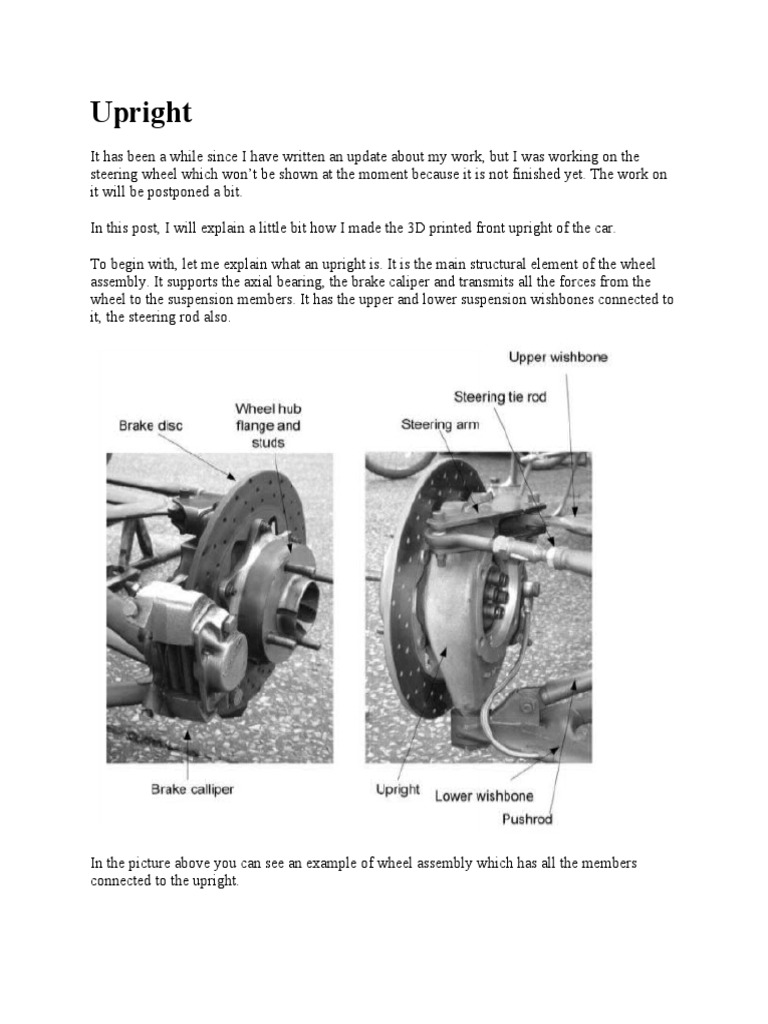 Upright Design | PDF | Motor Vehicle | Vehicles