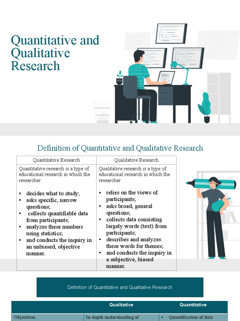Quantitative and Qualitative Research | PDF | Qualitative Research ...