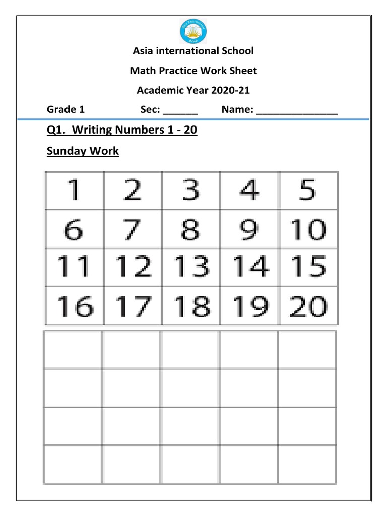 Math KG Revision | PDF