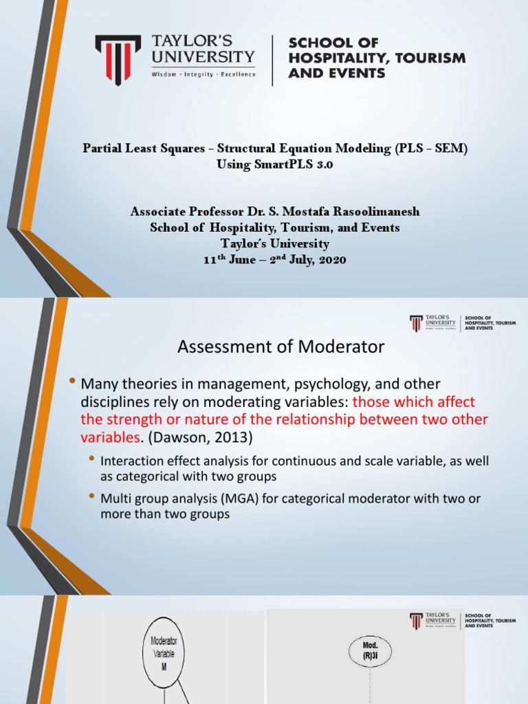 Free Online Course On PLS-SEM Using SmartPLS 3.0 - Moderator and MGA ...