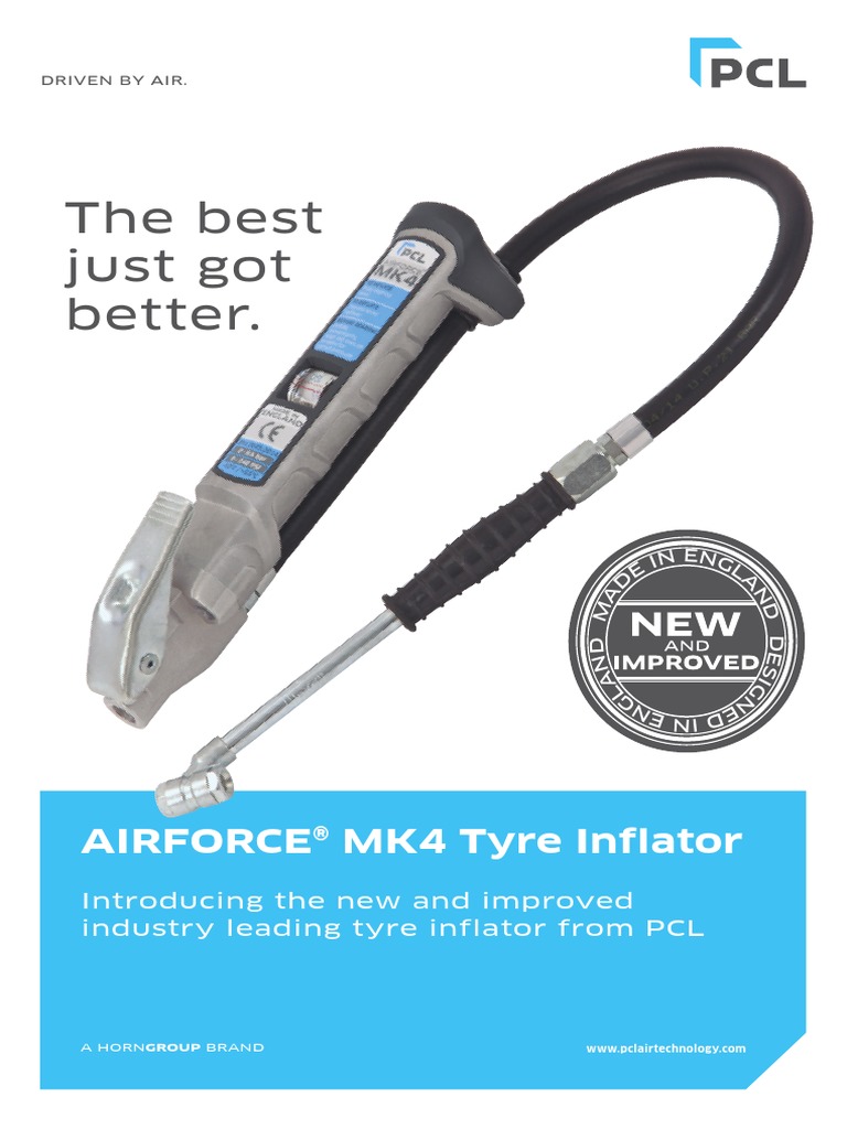 Brochure - Airforce MK4 Tyre Inflator PDF | PDF | Pressure | Manufactured Goods