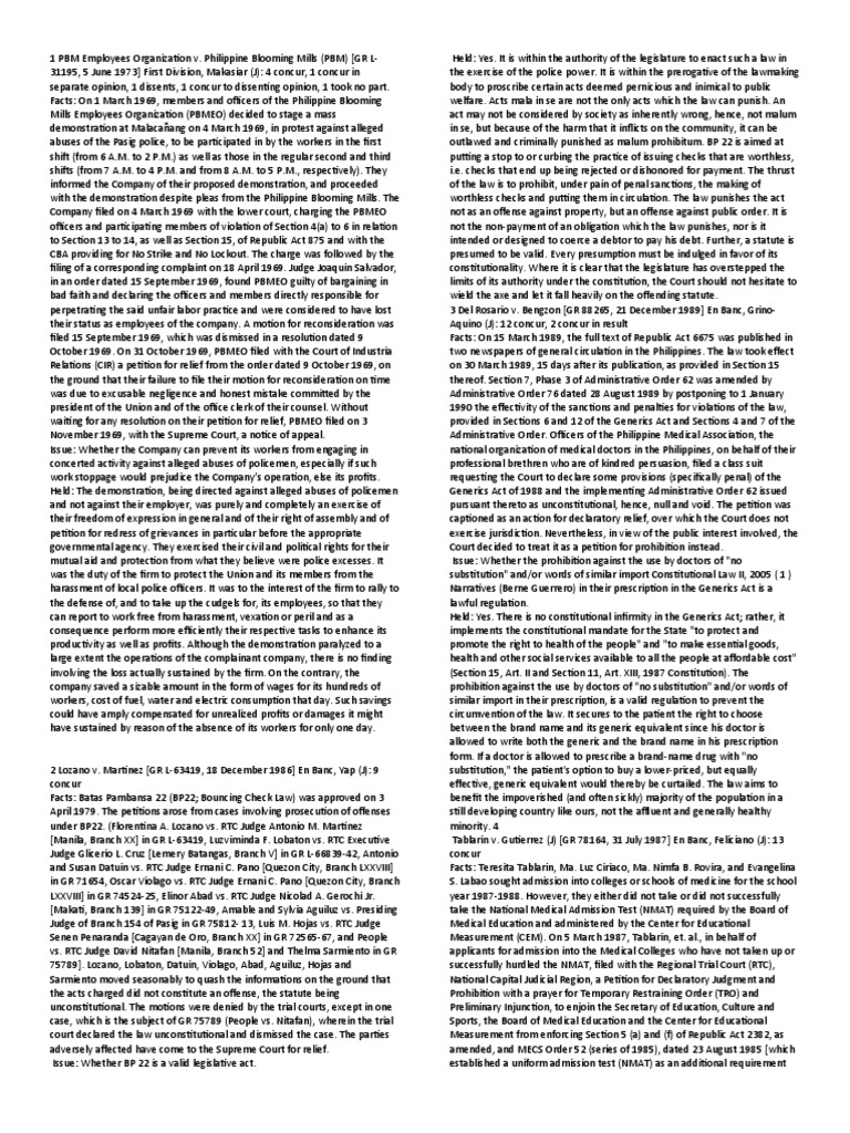 Magsalin Consti 2 Compilation | PDF | Injunction | Supreme Court Of The ...