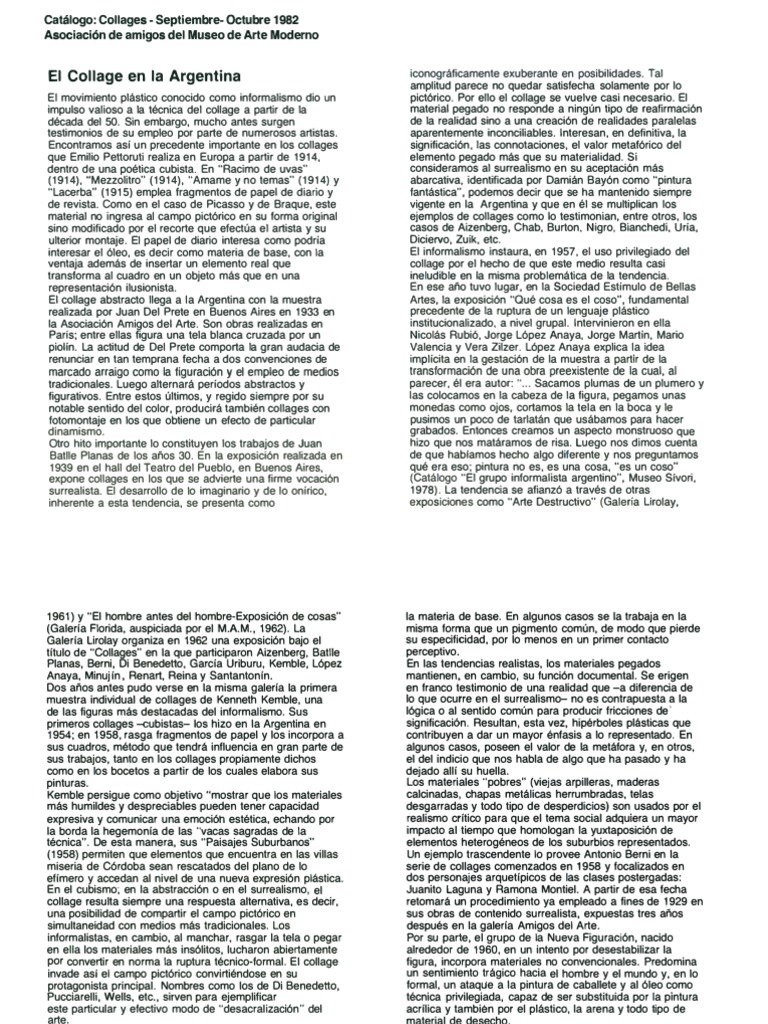 Collage2 Bibliografia Complementario PDF | PDF | Collage | Arte abstracto