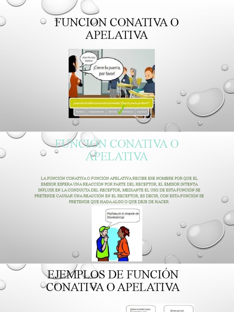 Funcion Conativa o Apelativa | PDF