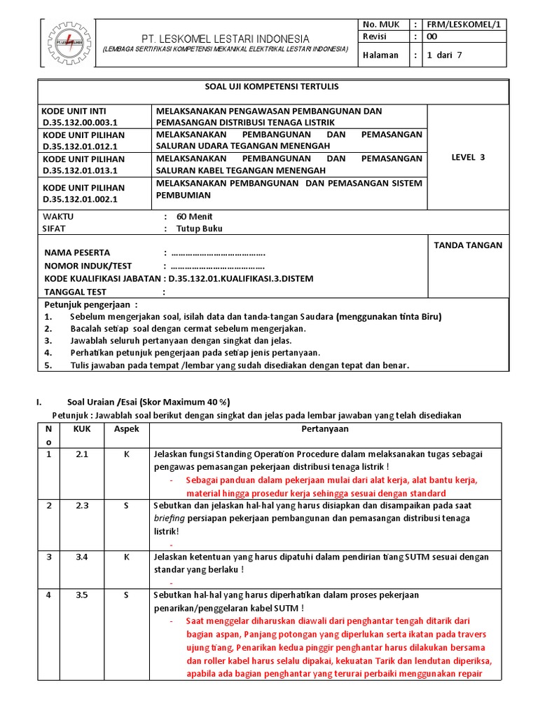 Paket 2 JTM LV 3 | PDF | Sains & Matematika | Teknologi & Rekayasa