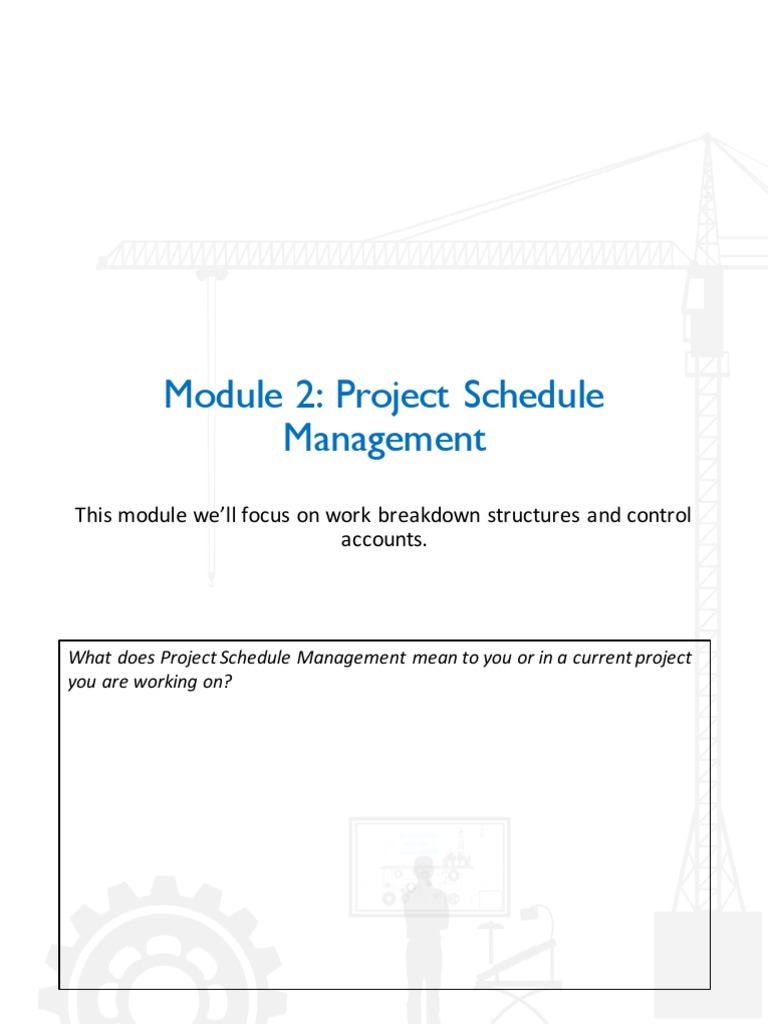Week 2 Module 2 Project Schedule Management | PDF | Project Management ...