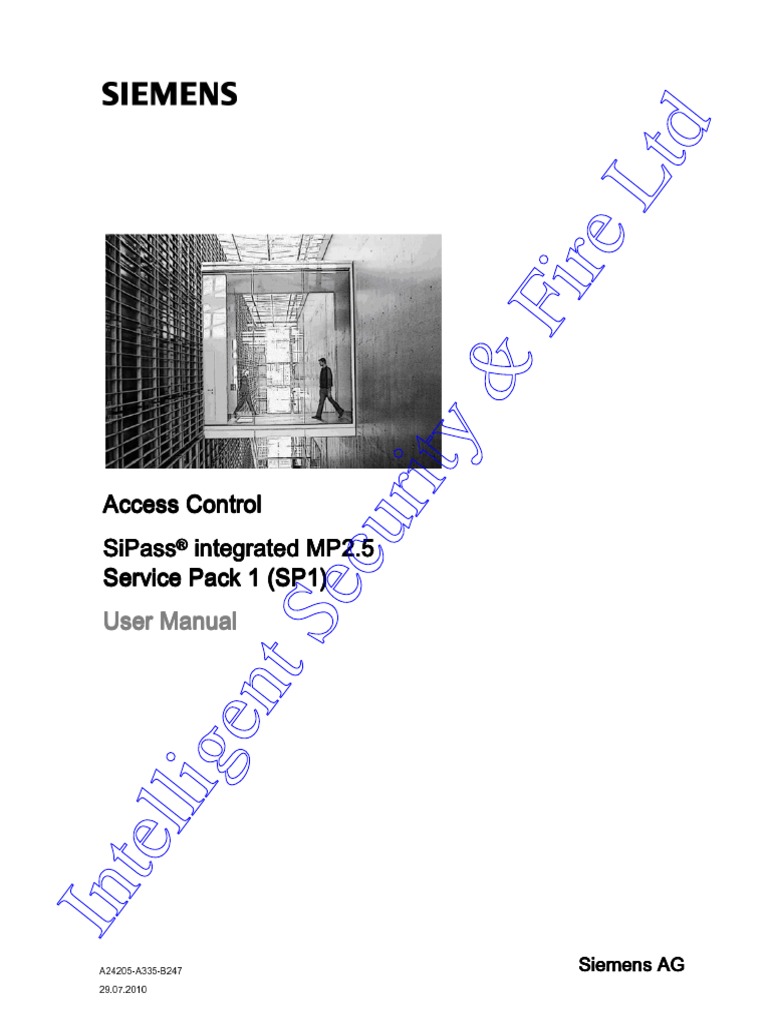 Siemens SiPass Integrated Manual ISF PDF | PDF | Databases | Backup