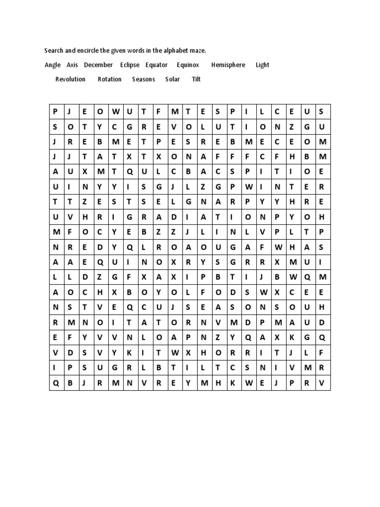 Alphabet Maze | PDF