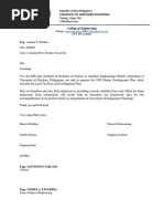 Letter of Request From TIP Manila | PDF