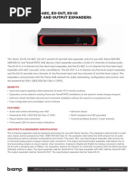 Biamp Data Sheet Tesiraforte x1600 Feb22 | PDF | Usb | Digital Signal ...