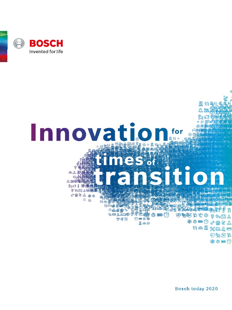 Bosch Today 2020 | PDF | Internet Of Things | Manufacturing And Engineering