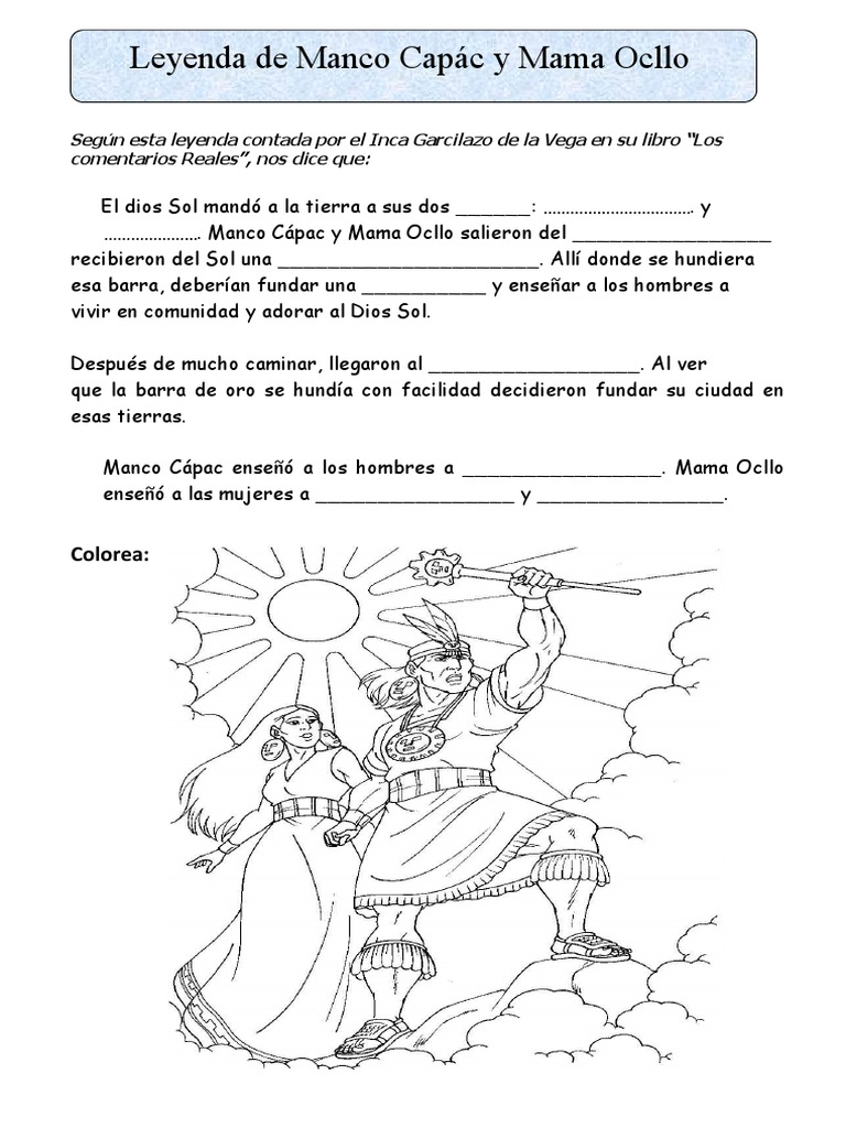 Leyendas Incas | PDF | Libros para adolescentes