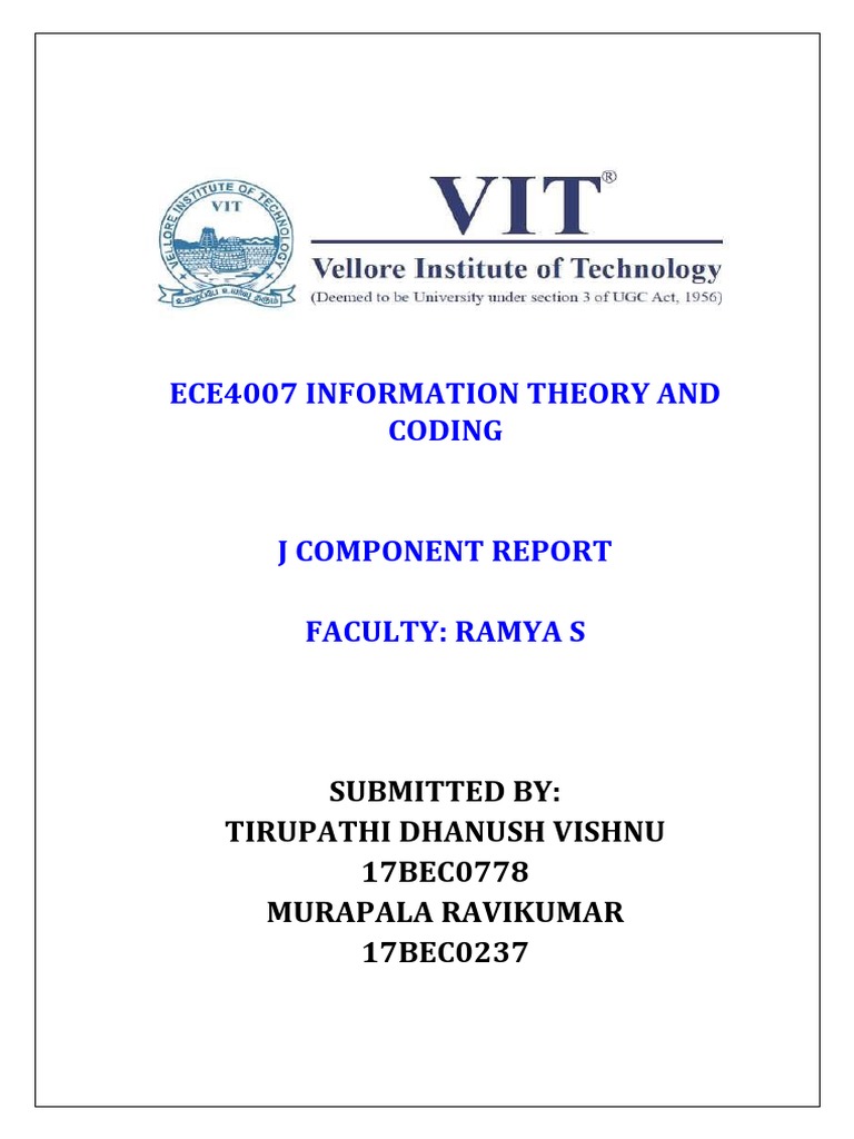 17bec0237 VL2019205006844 Pe003 | PDF | Discrete Fourier Transform | Data Compression