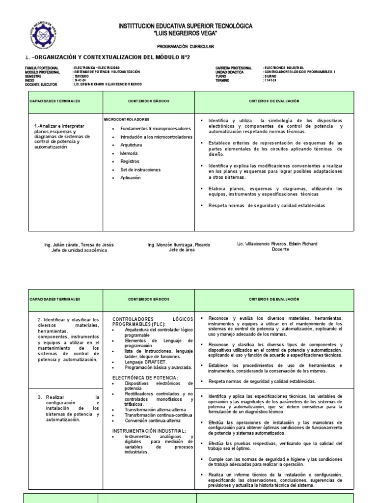Prog-Control Logico Programable | PDF | Controlador lógico programable ...
