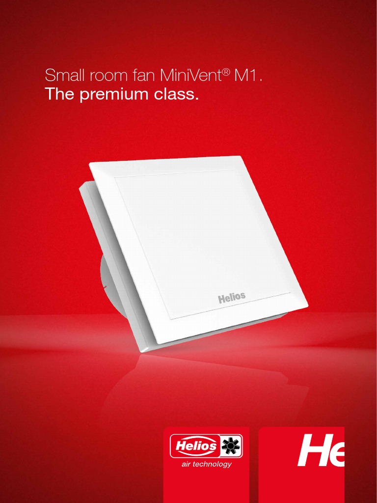 Small Room Fan Minivent M1. The Premium Class | PDF | Humidity ...