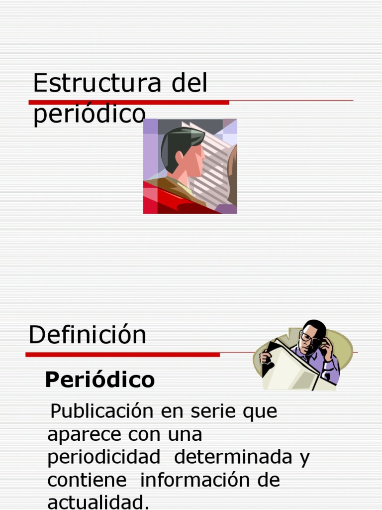 Lengua y Literatura - Estructura Del Periodico - Basica Superior ...