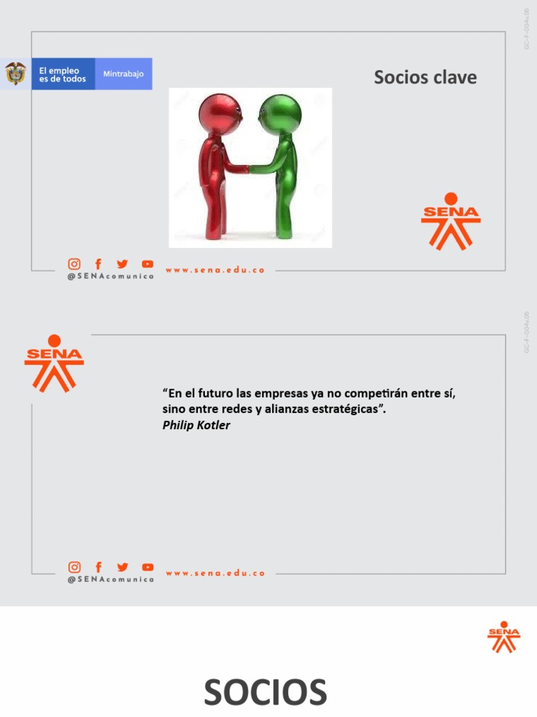 Socios Clave | PDF | Business | Economias