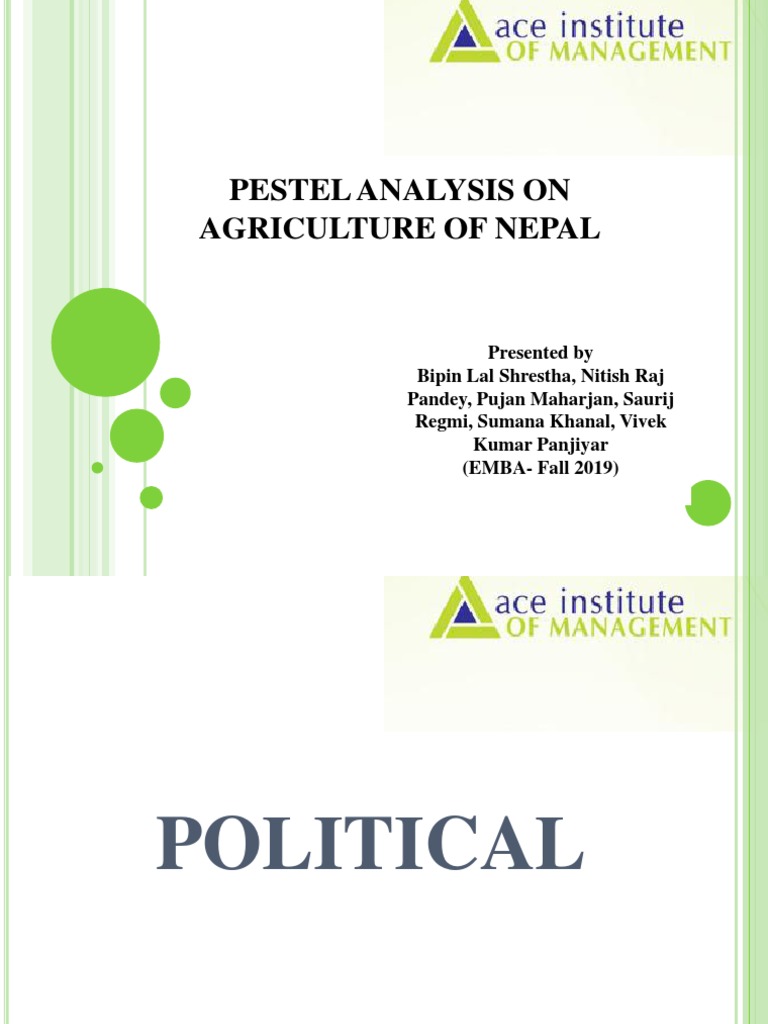 PESTEL Agriculture | PDF | Nepal | Agricultural Policy