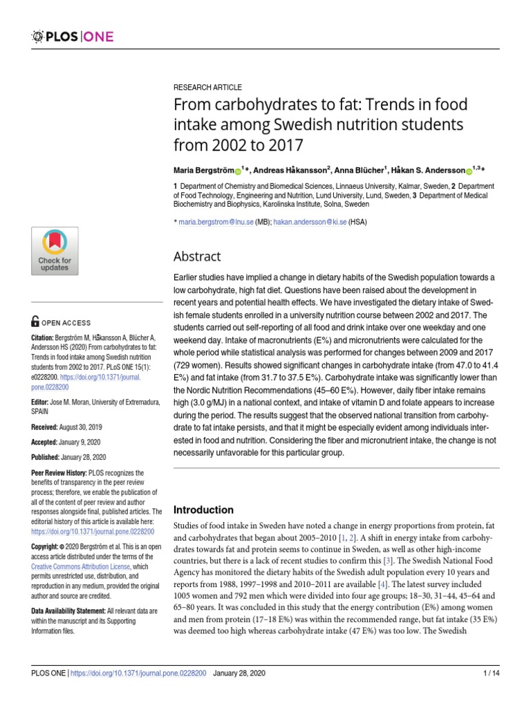 Biokimia Jurnal Dari Karbohidrat Ke Lemak PDF | PDF | Food And Drink ...