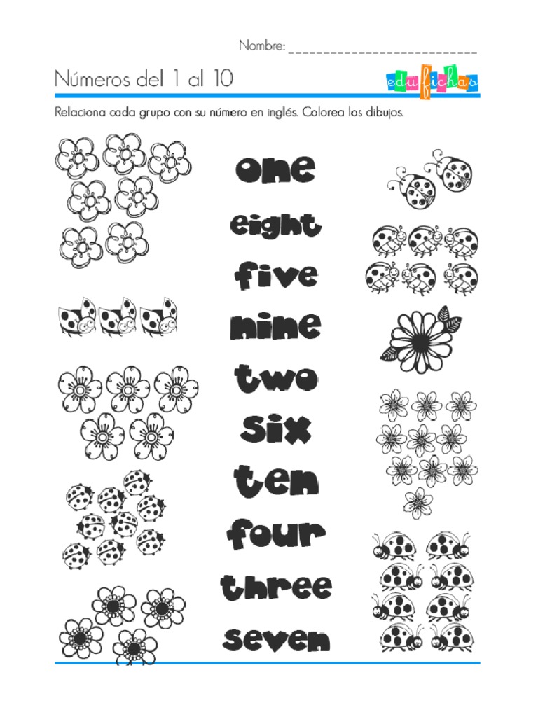 Hojas de Trabajo Ingles | PDF