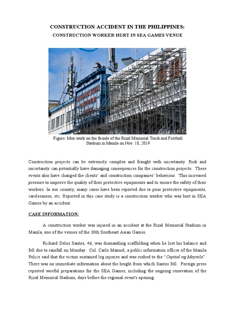 Construction Accident in The Philippines | PDF