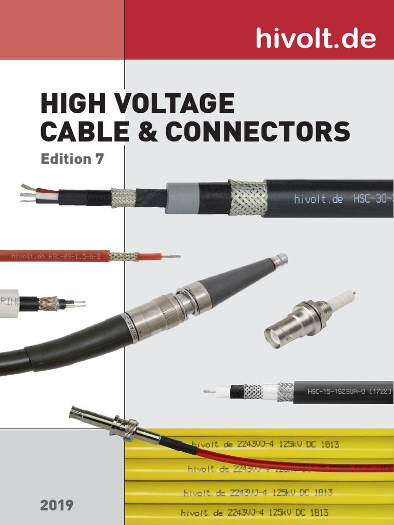 High Voltage Cable & Connectors: Edition 7 | PDF | Electrical Connector ...