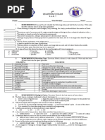 Drafting - Test Questions Tle 10 | PDF | Technical Drawing | Drawing