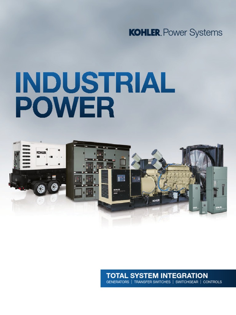 Power Systems Kohler Power | PDF | Switch | Electric Generator