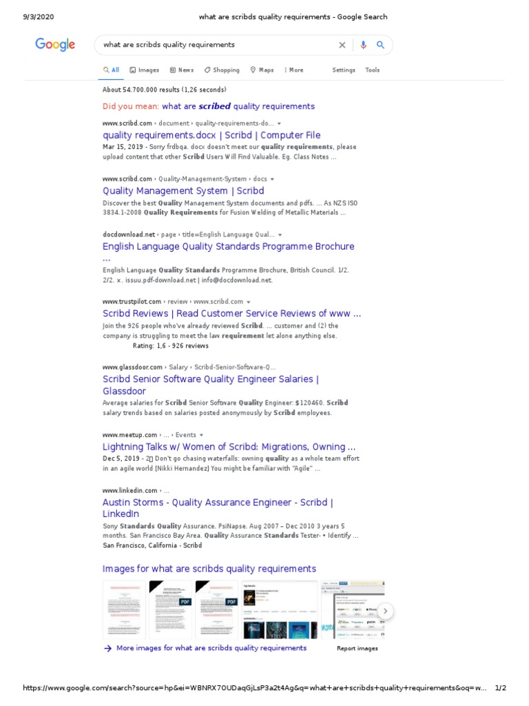 What Are Scribds Quality Requirements | PDF | Scribd | World Wide Web