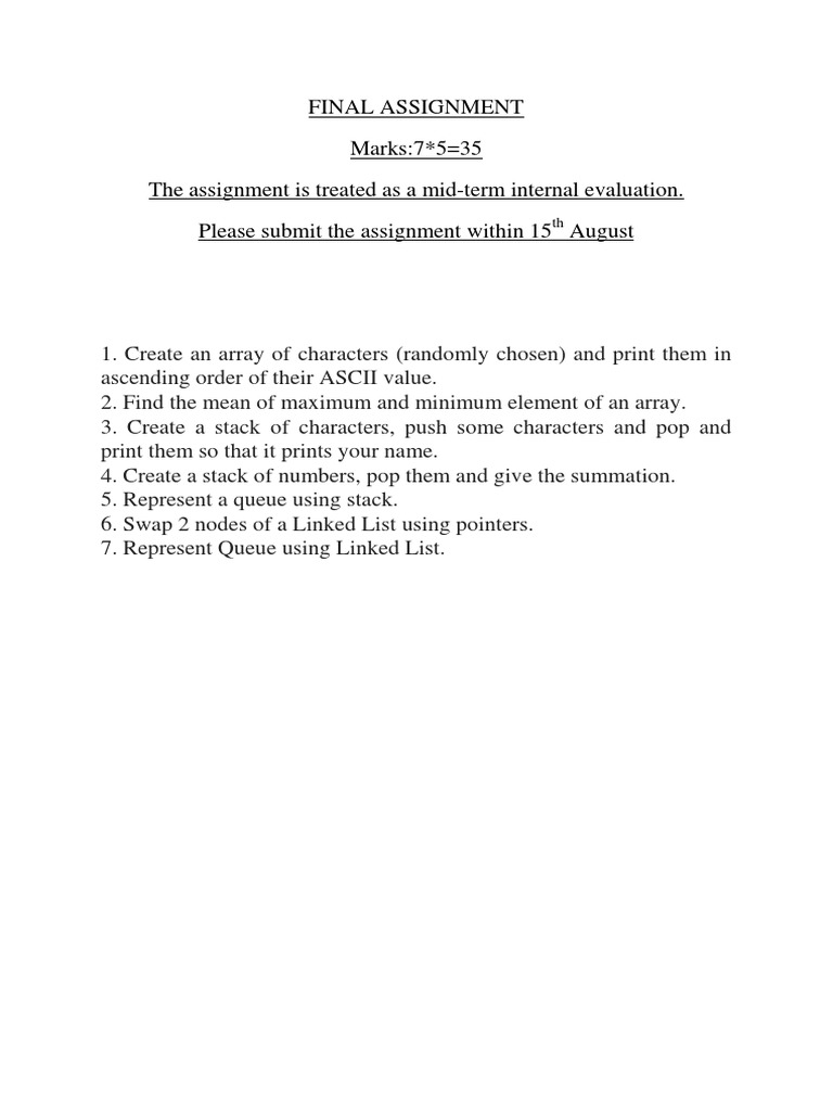 Assignment Final PDF | PDF