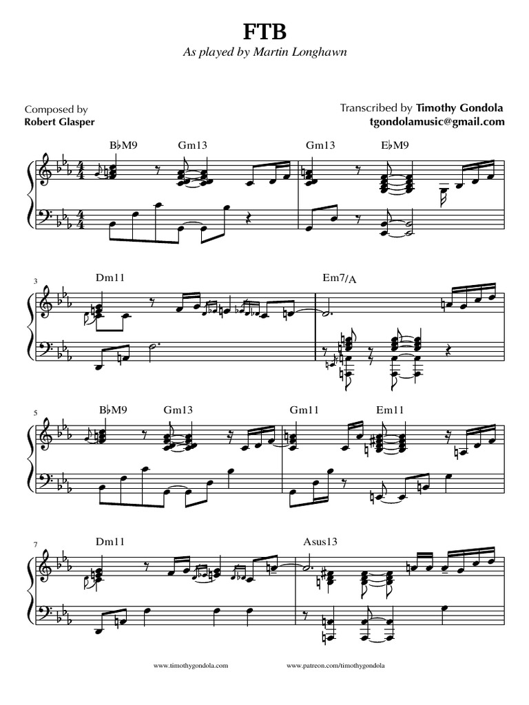 Robert Glasper FTB | PDF