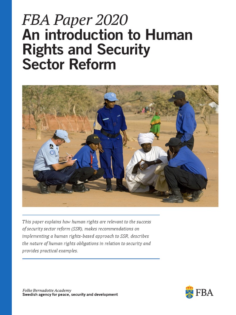 An Introduction To Human Rights and Security Sector Reform: FBA Paper ...