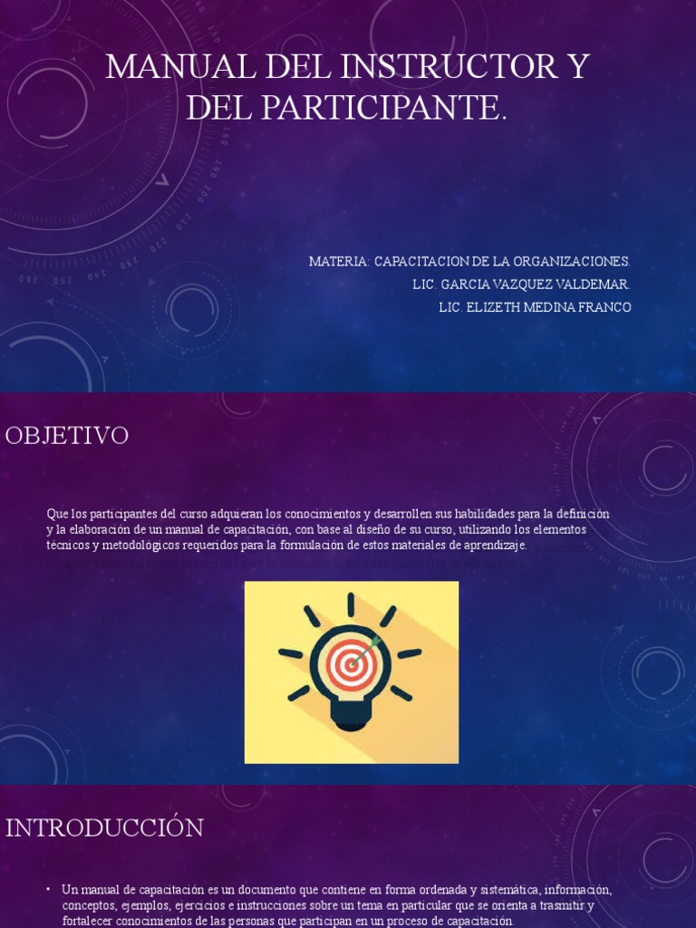 EXPO Manual Del Instructor y Del Participante | PDF | Bibliografía ...