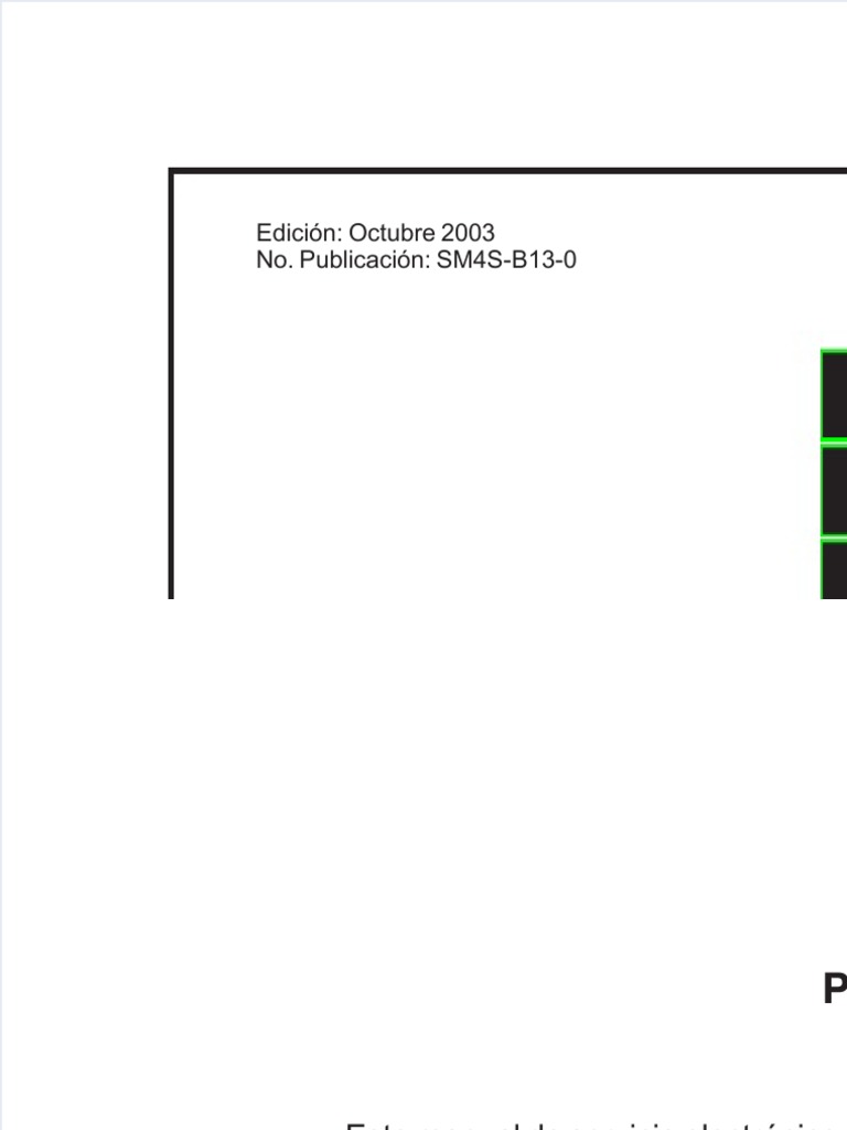 Manual Completo Nissan Sentra b13 Ga16dne PDF | PDF | Máquinas ...