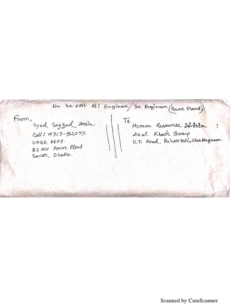 Akg CV Envelope - 1 | PDF