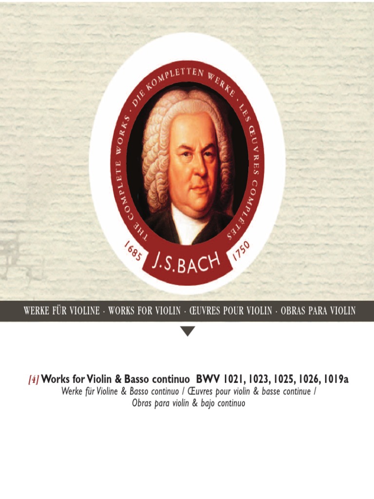 Informacion General Bach | PDF | Bach Werke Verzeichnis | Johann ...