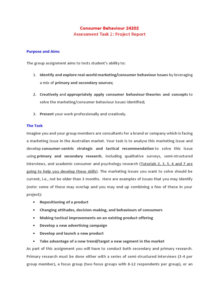 Group Assignment Guidelines & Rubrics - Consumer Behaviour 24202 | PDF ... Group Assignment Guidelines & Rubrics - Consumer Behaviour 24202 | PDF ...